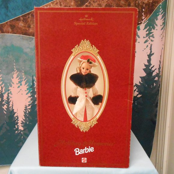 Barbie | Toys | Hallmark Special Edition Holiday Memories Barbie Mattel ...
